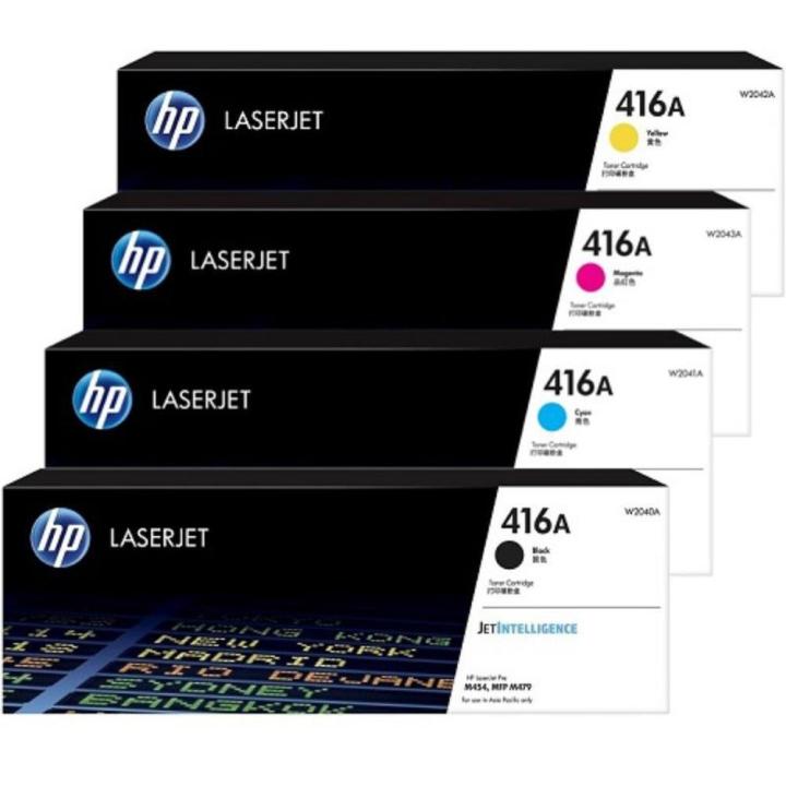 HP 416A LASERJET TONER CARTRIDGE Original W2040A W2041A W2042A W2043A ...