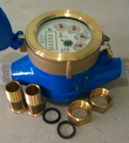 E jet Water Meter Heavy Duty Brass body with MAYNILAD TEST 15mm 1/2 ...