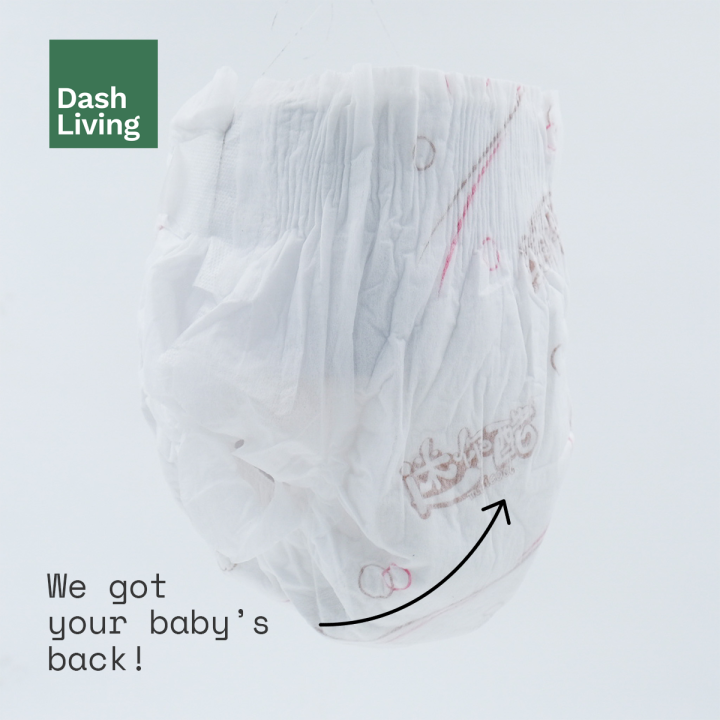 Dash Living Magic Tape Baby Diapers | 50 pcs Korean Magic Tape Diaper ...