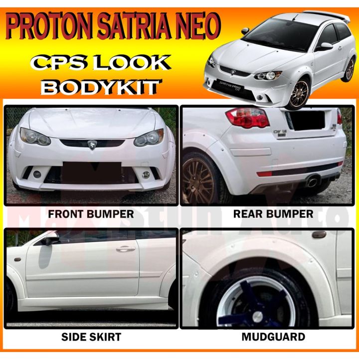 PROTON SATRIA NEO CPS LOOK BODYKIT (CPS) FRONT BUMPER REAR BUMPER SIDE ...