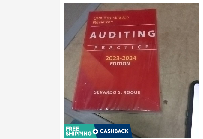 CPA Examination reviewer-Auditing Practice 2023-2024 | Lazada PH CPA Examination reviewer-Auditing Practice 2023-2024 | Lazada PH