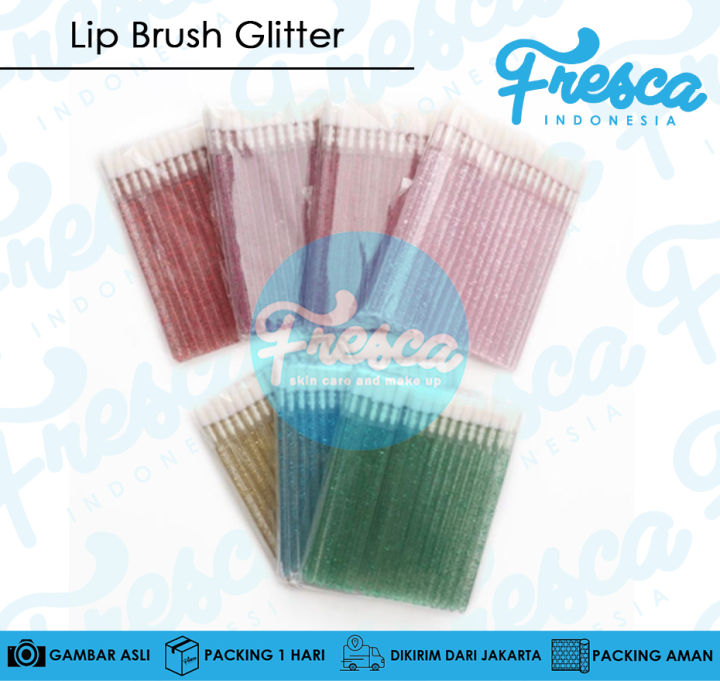 50pcs Disposable Lip Brush Wand / Kuas Bibir Sekali Pakai / Aplikator ... 50pcs Disposable Lip Brush Wand / Kuas Bibir Sekali Pakai / Aplikator ...
