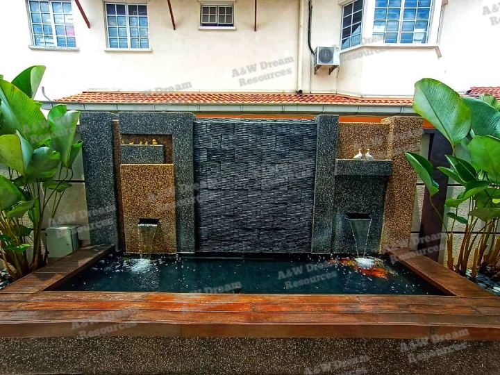 AW 20 12x4x5 Custom Made Water Feature Low Maintenance Fiberglass Pond ...