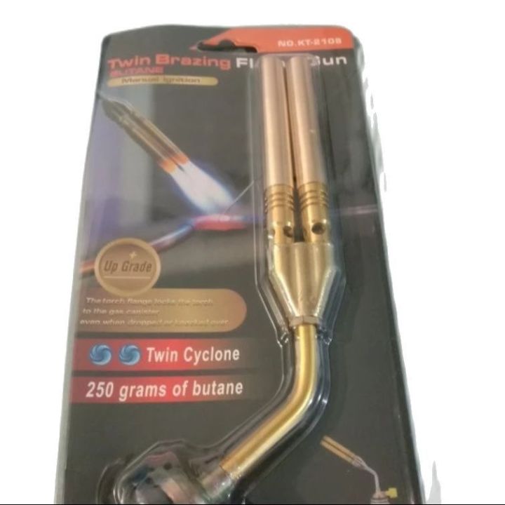 Gas Torch Ganda Kepala Las Torch Double Kuningan Blow Torch Manual - Nozzel Kuningan | Lazada ...