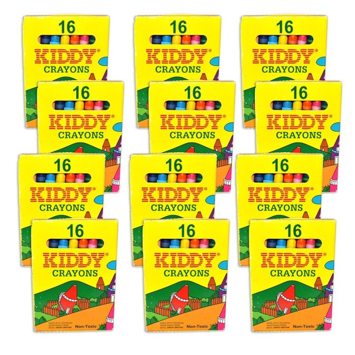 KIDDY CRAYONS 8/16/24 COUNTS | Lazada PH