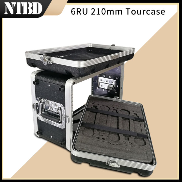 NTBD 6RU 210mm Tourcase for Wireless Microphone Receiver Case ABS Case ...