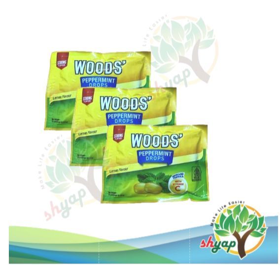 (3 Unit) x Woods Peppermint Lozenges 6's - (Lemon With Vit-C Flavour ...