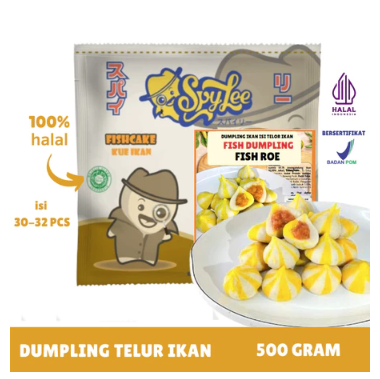 Spylee Dumpling Telur Ikan Ikan (Isi 28-31) HALAL BPOM DISKON TERMURAH ...