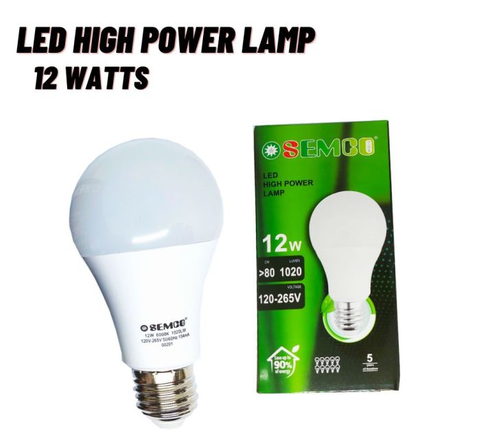 SEMCO Super Bright LED Power Lamp 12 watts | Lazada PH