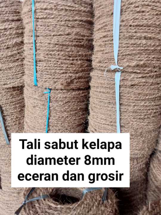 Tali sabut kelapa 8-10mm panjang 20 sampai 50Meter | Lazada Indonesia