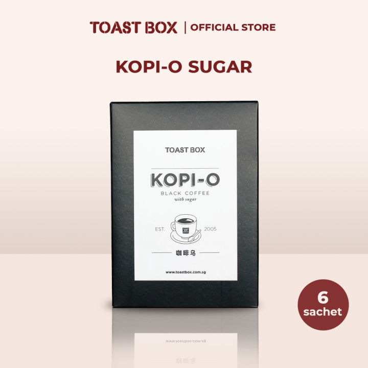 Toast Box Kopi - O Sugar (6 Sachet x 22 gr) - Kopi Dengan Gula | Lazada ...