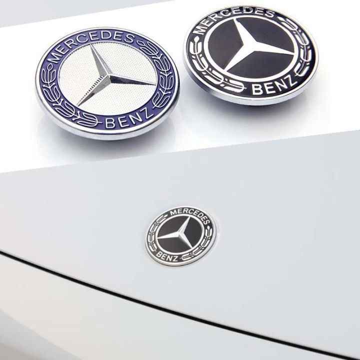 57mm Hood Front Bonnet Logo Car Badge Emblem Accessories For Mercedes ...
