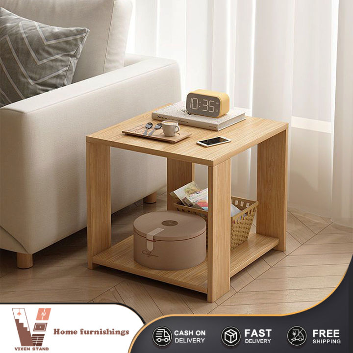Nordic Sofa Side Table Living Room Modern Corner Coffee Table Bedroom Small Simple Bedside Table ...