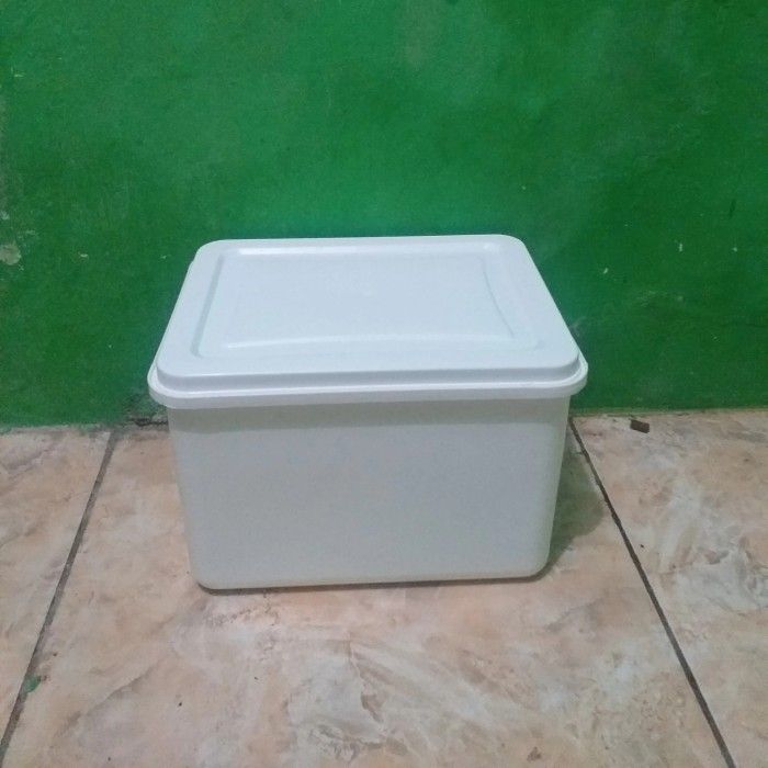 box es cream 8 liter berbentuk kotak - putih polos, 8liter kotak ...