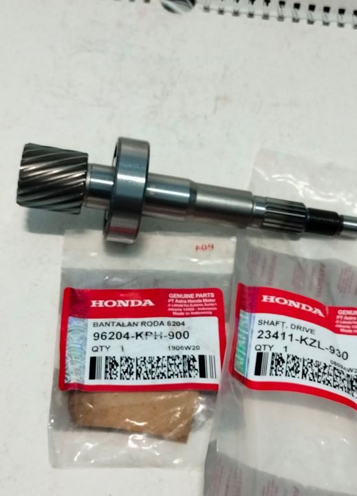 As pully KZL plus bearing pully Honda beat fi Scoopy fi spacy fi ...