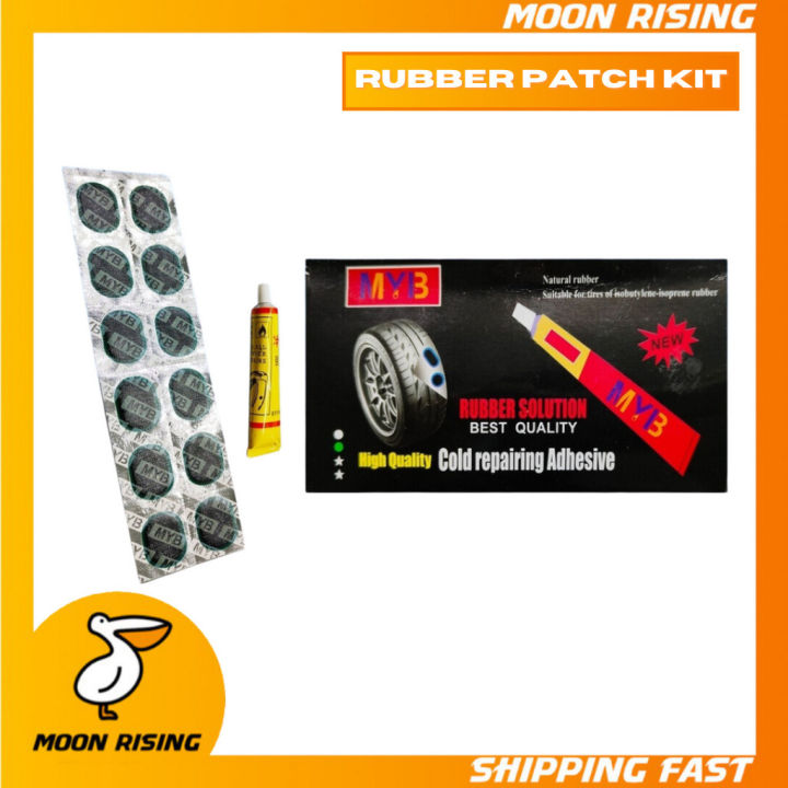RUBBER TIRE COLD PATCH SEALANT VULCANIZING REPAIR KIT MOTORCYCLE PARTS ...