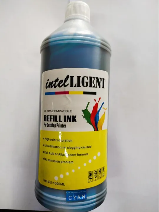 1 liter universal ink for all printers ( black,Cyan,Magenta,Yellow ...