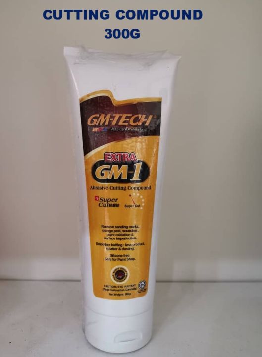 GM-TECH CUTTING COMPOUND/POLISH COMPOUND/ 300GM /SUPER CUT/CAR WASH ...