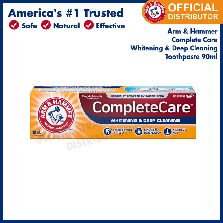 Arm and Hammer Complete Care - Whitening & Deep Cleaning Toothpaste ...