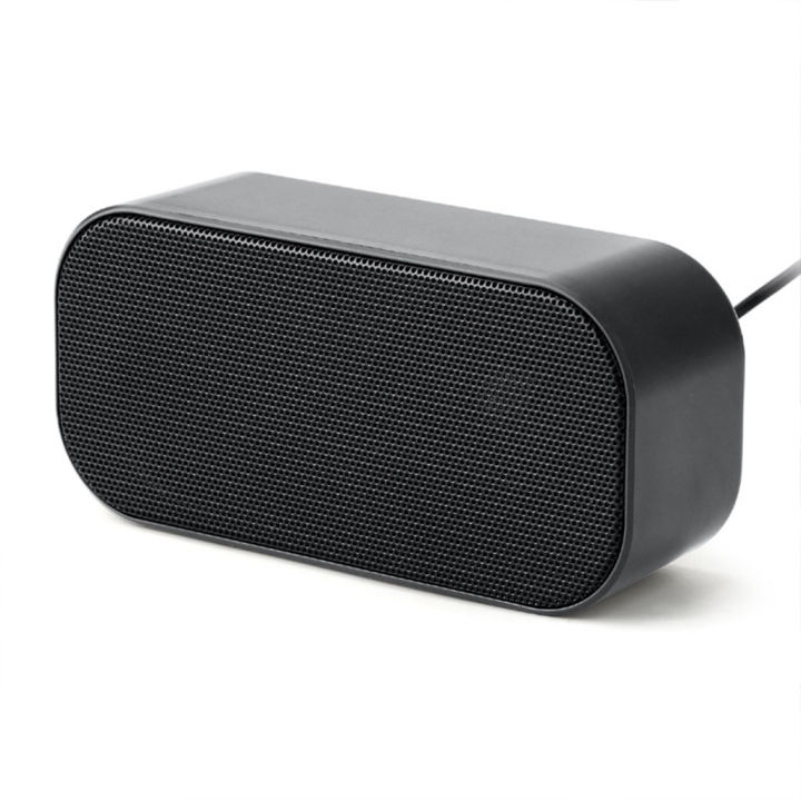 Portable Mini USB Power Computer Speakers Stereo for PC Laptop Black ...