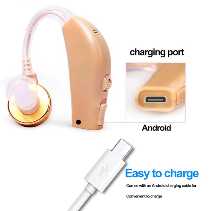 Original Hearing Aid For Elder Behind The Ear Hearing Aids Dual Model ...