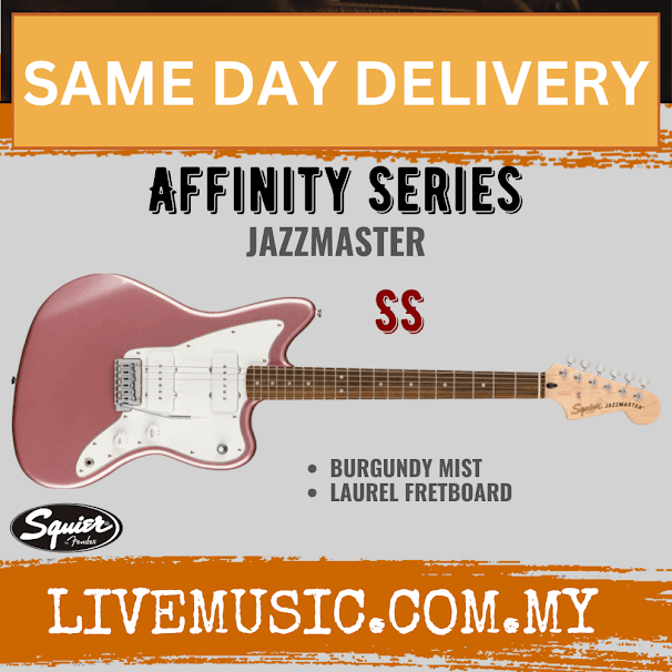 Squier Affinity Series Jazzmaster Electric Guitar, Laurel Fretboard ...