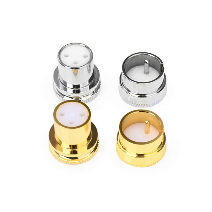 Hi-end RCA/XLR Cover Dust Cap Shielded Anti-oxidation for RCA XLR Plug ...