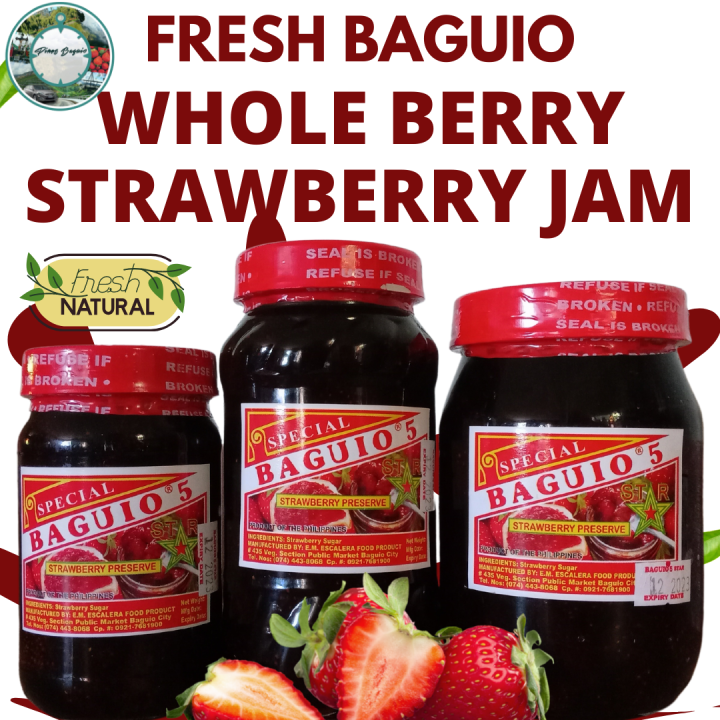 Baguio's Best Strawberry Jam Whole Berry | Lazada PH