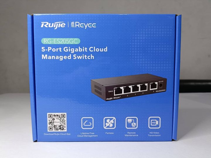 Ruijie RG-ES205GC 5-Port Gigabit Cloud Managed Switch | Lazada PH