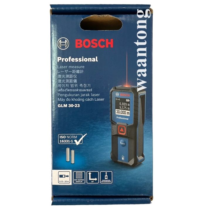 Bosch เครื่องวัดระยะเลเซอร์ BOSCH รุ่น GLM 30-23 (สำหรับงานภายใน 30 ...