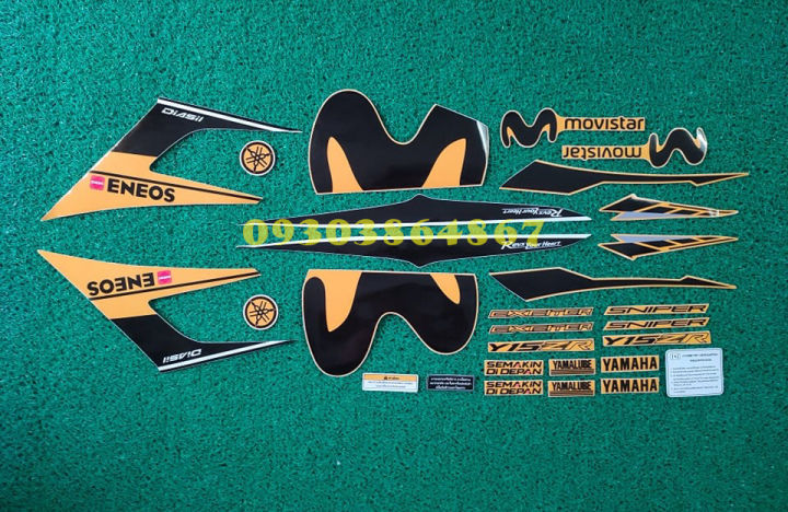 YAMAHA SNIPER Mx150 MOVISTAR (LOCAL MADE) Stock Decal/Sticker | Lazada PH