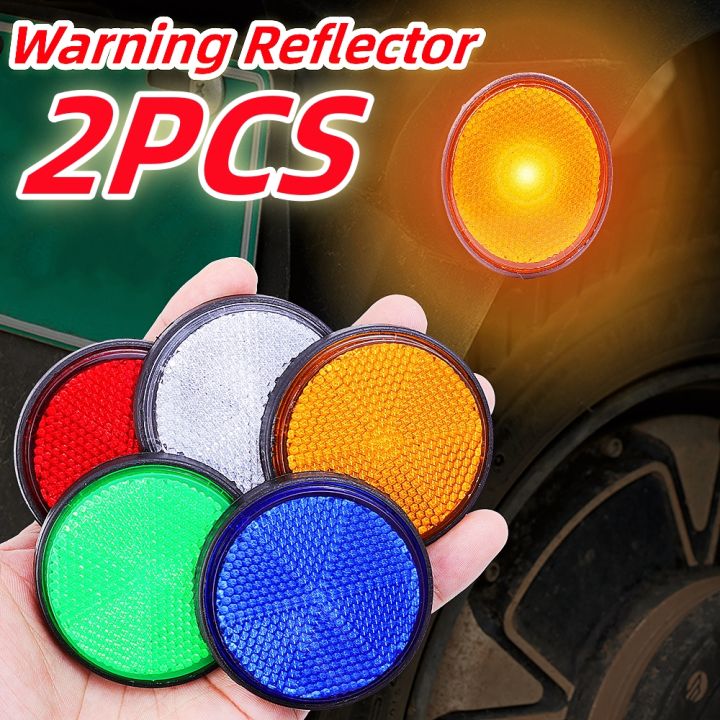 Motorcycle Circular Reflector Night Plastics Light Refraction Trucks ...
