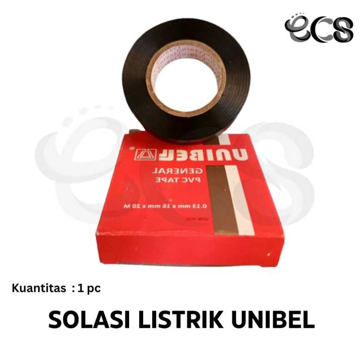Solasi Kabel Listrik Unibel Besar Perekat Kualitas Terbaik | Lazada ...