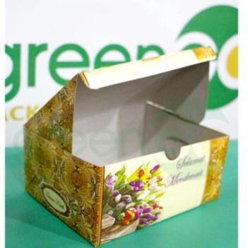 DUS SNACK 12X16 SEDANG MOTIF BATIK DUS MAKANAN HAJATAN DUS KUE KARDUS ...