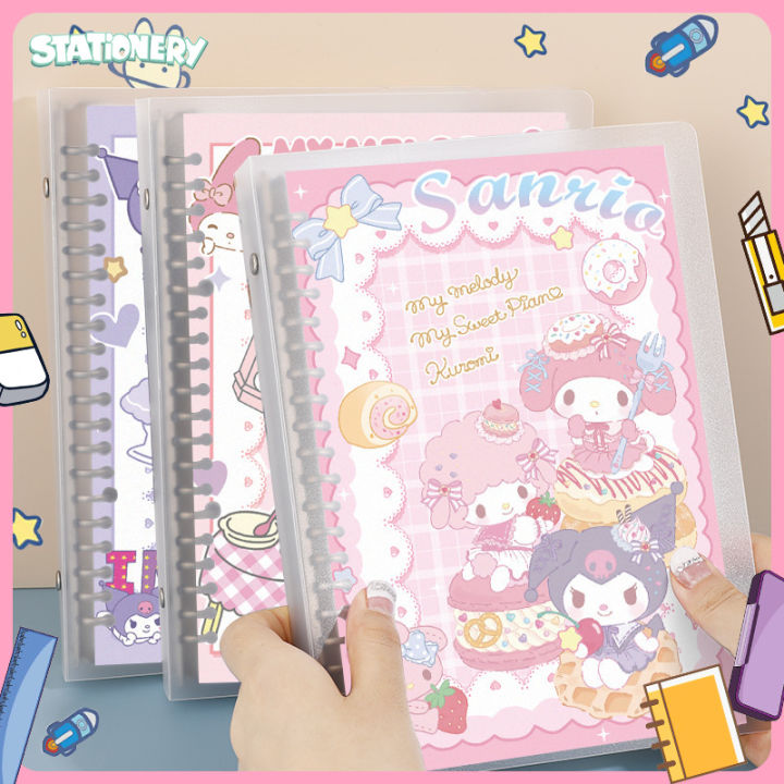 I Stationery สมุดโน้ต Sanrio สมุดจดบันทึก สันห่วง สีพาสเทล ขนาด A5 B5 ...