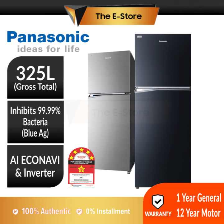 [Delivery By Seller] Panasonic 325L 2-door Top Freezer Refrigerator ...