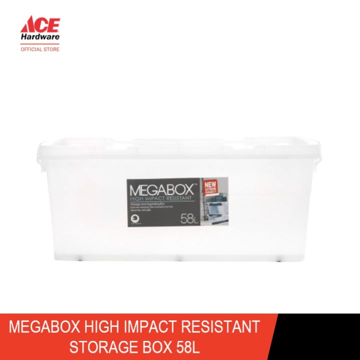 Megabox High Impact Resistant Storage Box 58L | Lazada PH