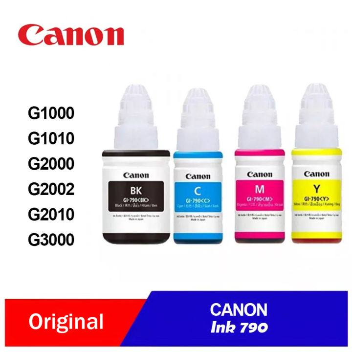 Tinta printer canon pixma 790💯% Original/Genuine SERIES G1010 G2010 ...