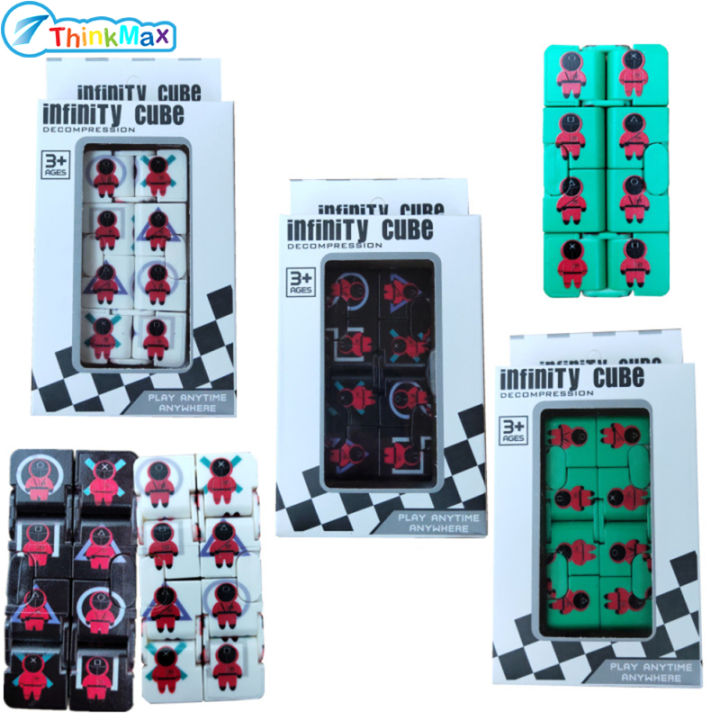 2x2x ของเล่น2ลูกบาศก์ผ่อนคลายรูบิคมายากลไม่มีสติกเกอร์เด็กปริศนาการบีบอัดปลายนิ้วของเล่นสำหรับ ...