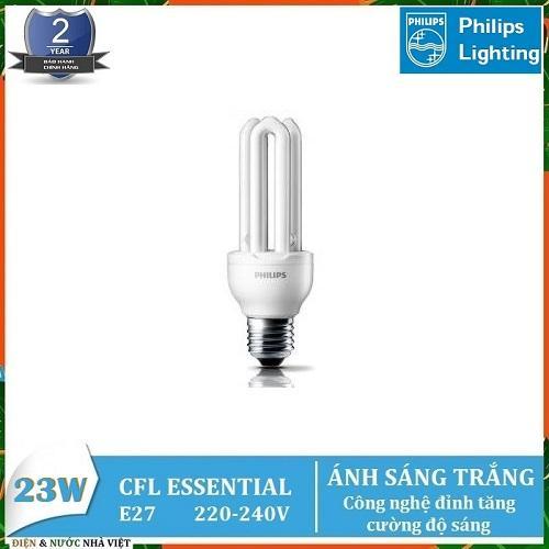 BÓNG ĐÈN PHILIPS ESSENTIAL 23W E27 HUỲNH QUANG COMPACT ( TIẾT KIỆM ĐIỆN ...