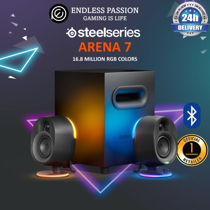 SteelSeries Arena 7 Illuminated 2.1 Gaming Speakers | Lazada Singapore