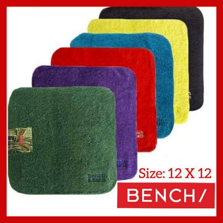 BENCH Face Towel 12x12 | CANNON Face Towel 13x13 | Lazada PH