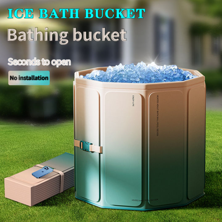 Bathing Bucket for Adults and Children, Installation Free, Foldable ...