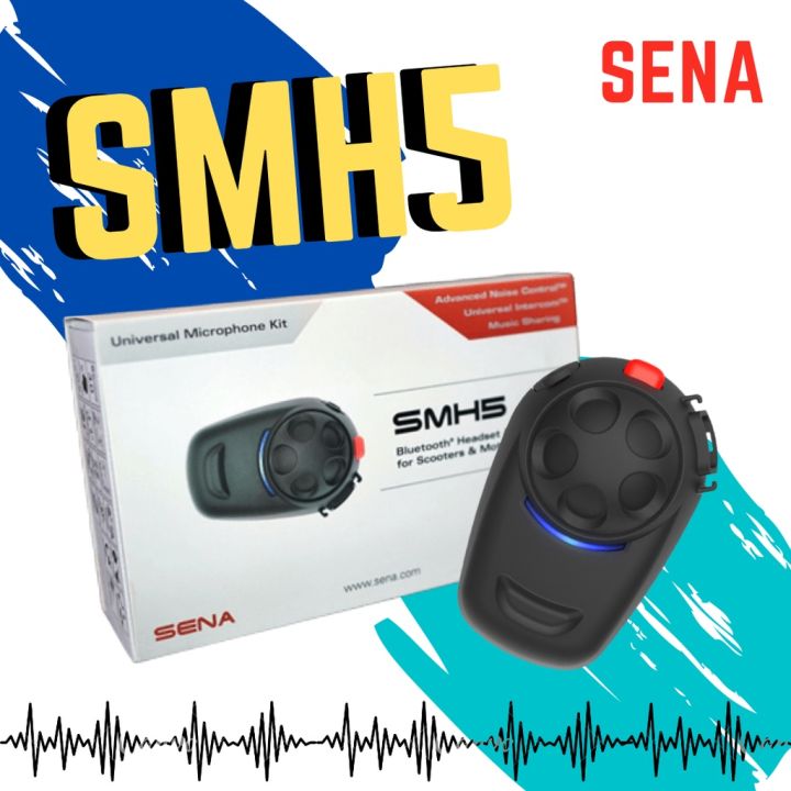 บลูทูธสำหรับหมวกกันน็อค Sena SMH5 แบบเดี่ยวและแบบ คู่ของแท้ 100%!!! | Lazada.co.th