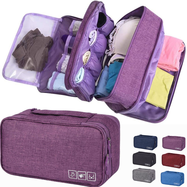 Large Capacity Travel Multi-Function Underwear Organize Storage Bag ...