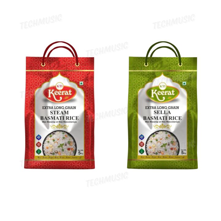 Keerat Extra Long Grain Basmati Rice 5kg "Steam And Sella" | Lazada PH