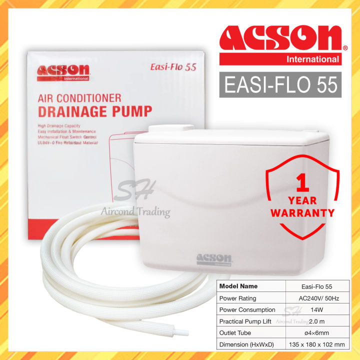 Acson Drainage Pump Easi-Flo 55 Air Conditioner Drainage Pump Water ...