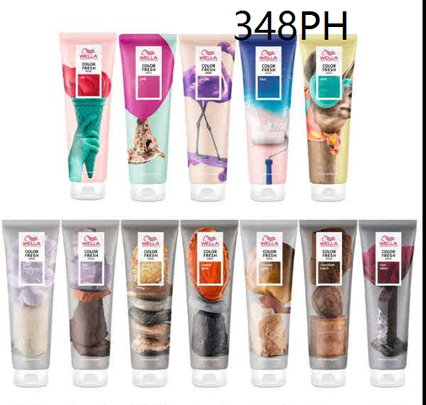 WELLA color refesh electric blue sea red thin vine purple gray ...