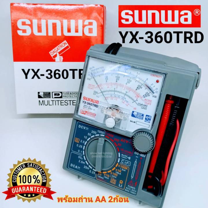 SUNWA YX-360TRD Multimeter มัลติมิเตอร์เข็ม มิเตอร์วัดไฟ มัลติมิเตอร์ ...