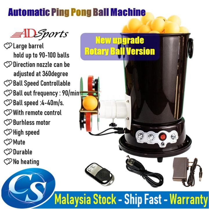 Electric Table Tennis Training Robot, Automatic Ping Pong Machine ...